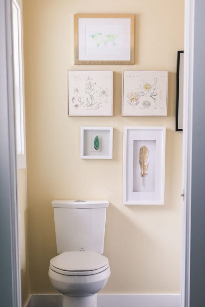 Kelly's Happy Yellow Powder Room: Before & After - Best Yellow Paint