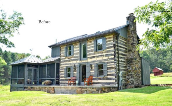 Historic Log Cabin Renovation: eDesign Before and After - New Builds ...