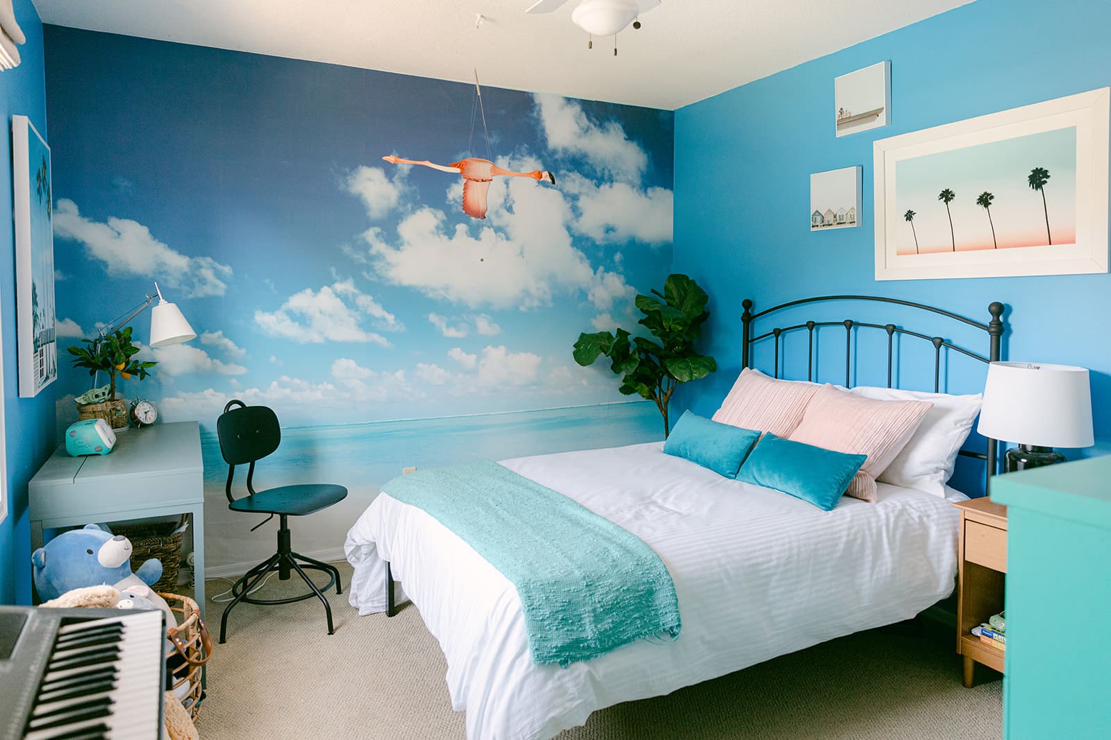 My Nephew's Caribbean Themed Bedroom; Before & After