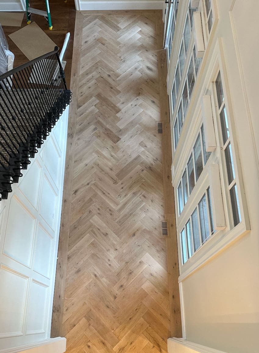 How to Know if it's Timeless; Our Herringbone Floors - Before and After