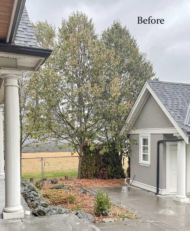 Phase 1 of my Landscaping has been Installed: Before & After ...