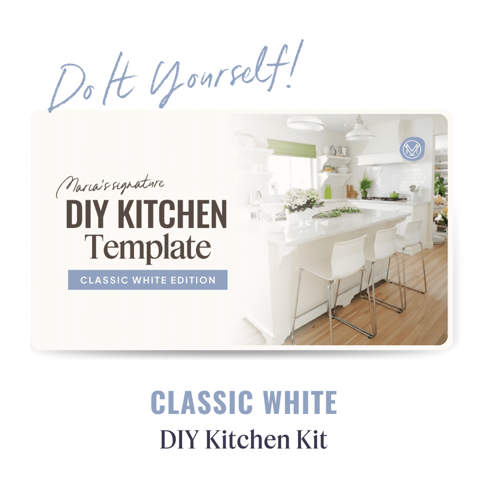 Classic White DIY Kitchen Kit | Maria Killam